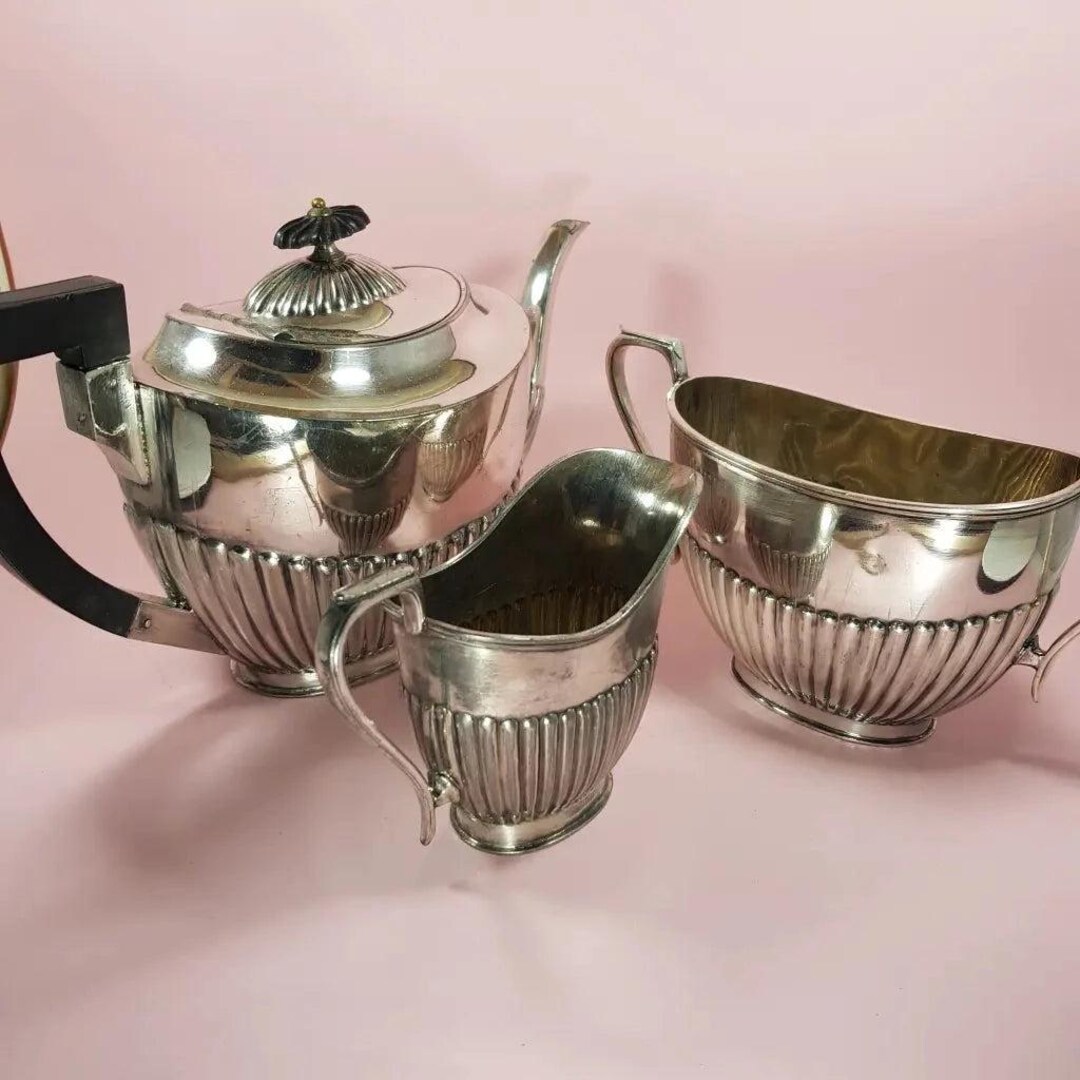 Victorian EPBM Tea Set Late 1800's - Etsy