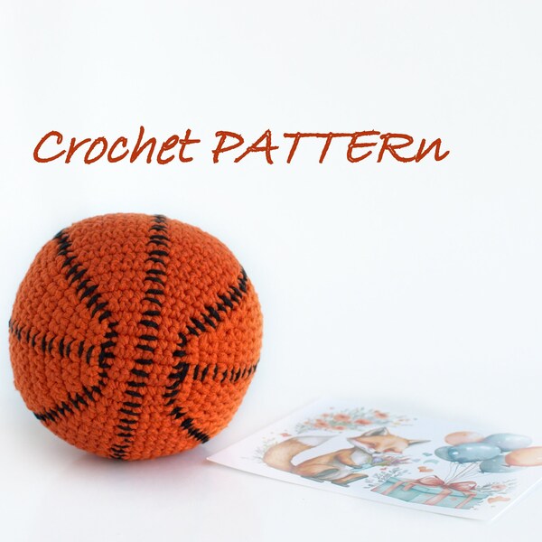 Crochet Basketball Pattern - Etsy