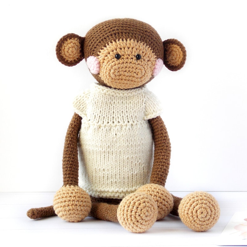 Crochet Monkey - Etsy