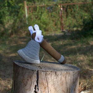 PATTERN Crochet Axe, Viking Cosplay Accessory, Amigurumi Axe Pattern ...