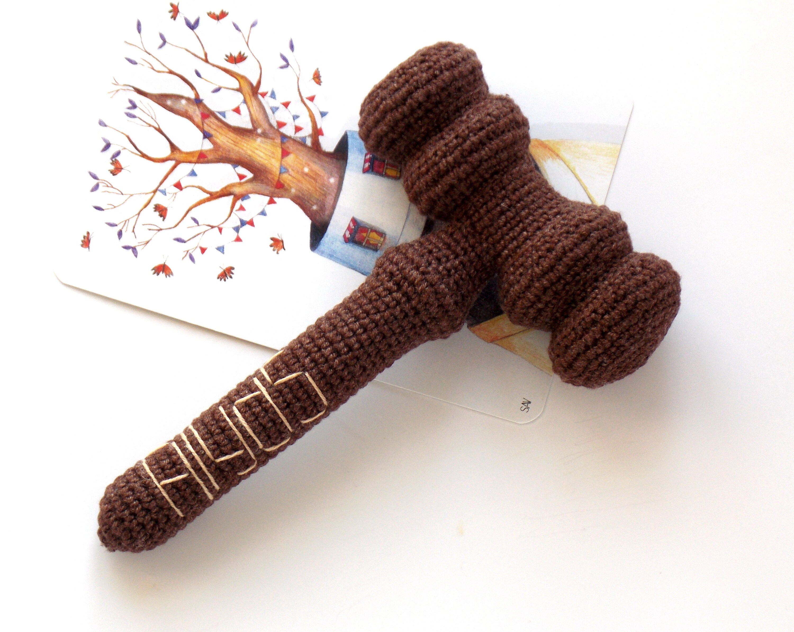 Crochet Gavel Pattern: Amigurumi Judge Hammer Toy (PDF Pattern) - Etsy