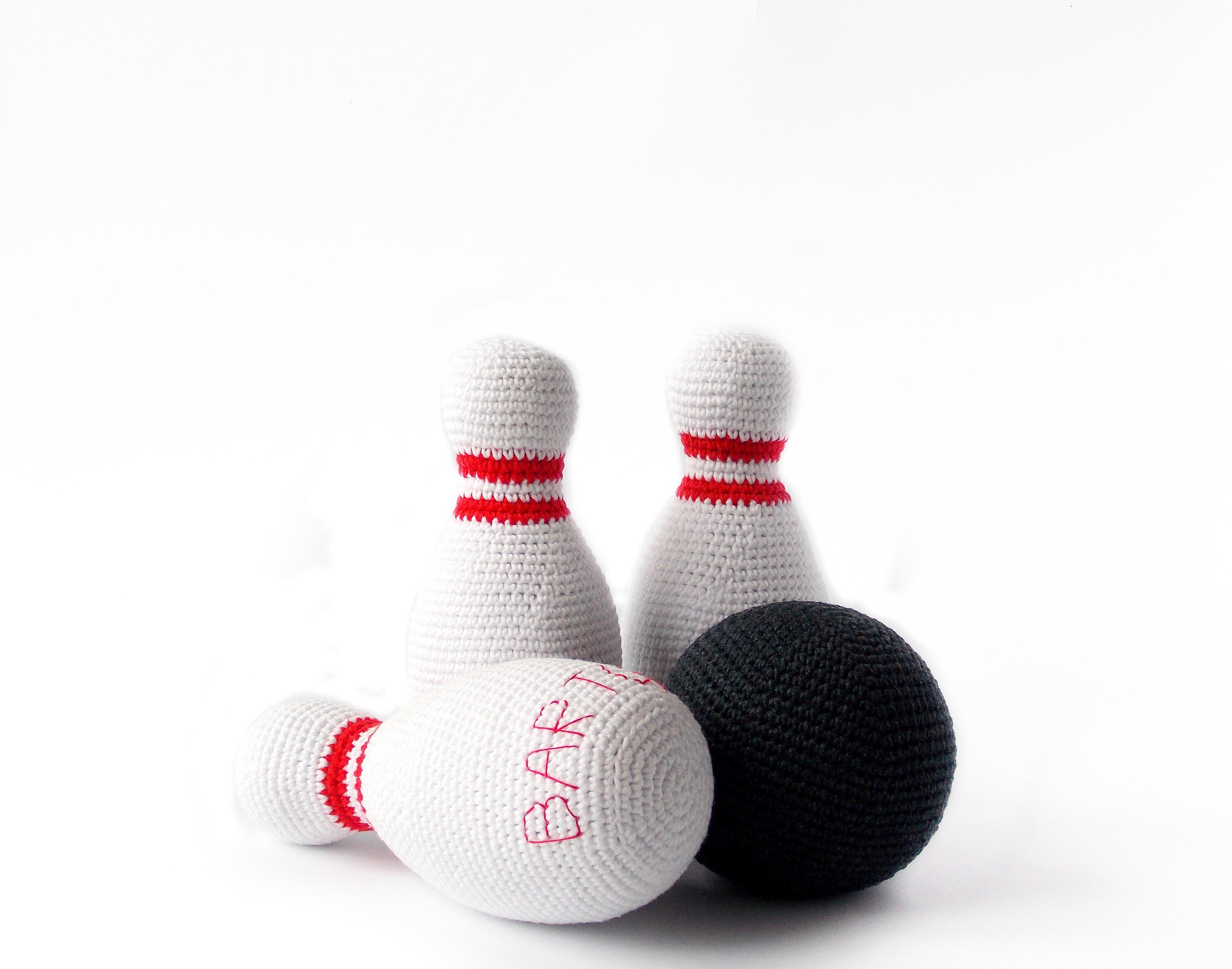 Personalized Bowling Pin Set 4 Pcs Baby Bowling Rattle Play - Etsy