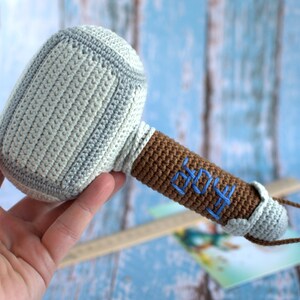 PATTERN Thor's Hammer Crochet, DIY Crochet Hammer, Superhero Crochet ...
