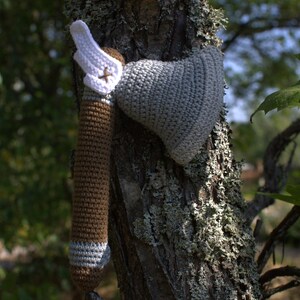 PATTERN Crochet Axe, Viking Cosplay Accessory, Amigurumi Axe Pattern ...