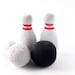 Personalized Bowling Pin Set 4 Pcs Baby Bowling Rattle Play Pretend ...