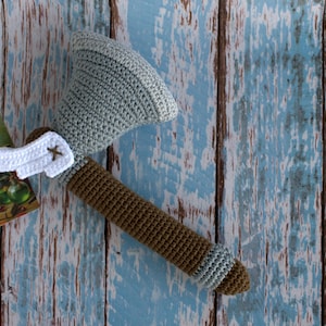 PATTERN Crochet Axe, Viking Cosplay Accessory, Amigurumi Axe Pattern ...