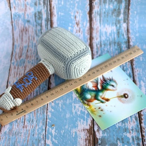 PATTERN Thor's Hammer Crochet, DIY Crochet Hammer, Superhero Crochet ...