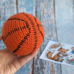 PATTERN Basketball Crochet, Handmade Toy Tutorials, DIY Basketball ...