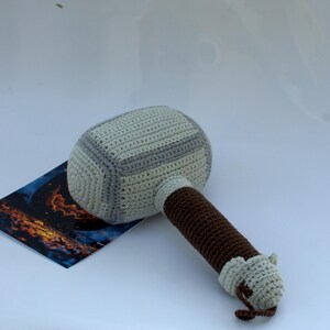 PATTERN Thor's Hammer Crochet, DIY Crochet Hammer, Superhero Crochet ...
