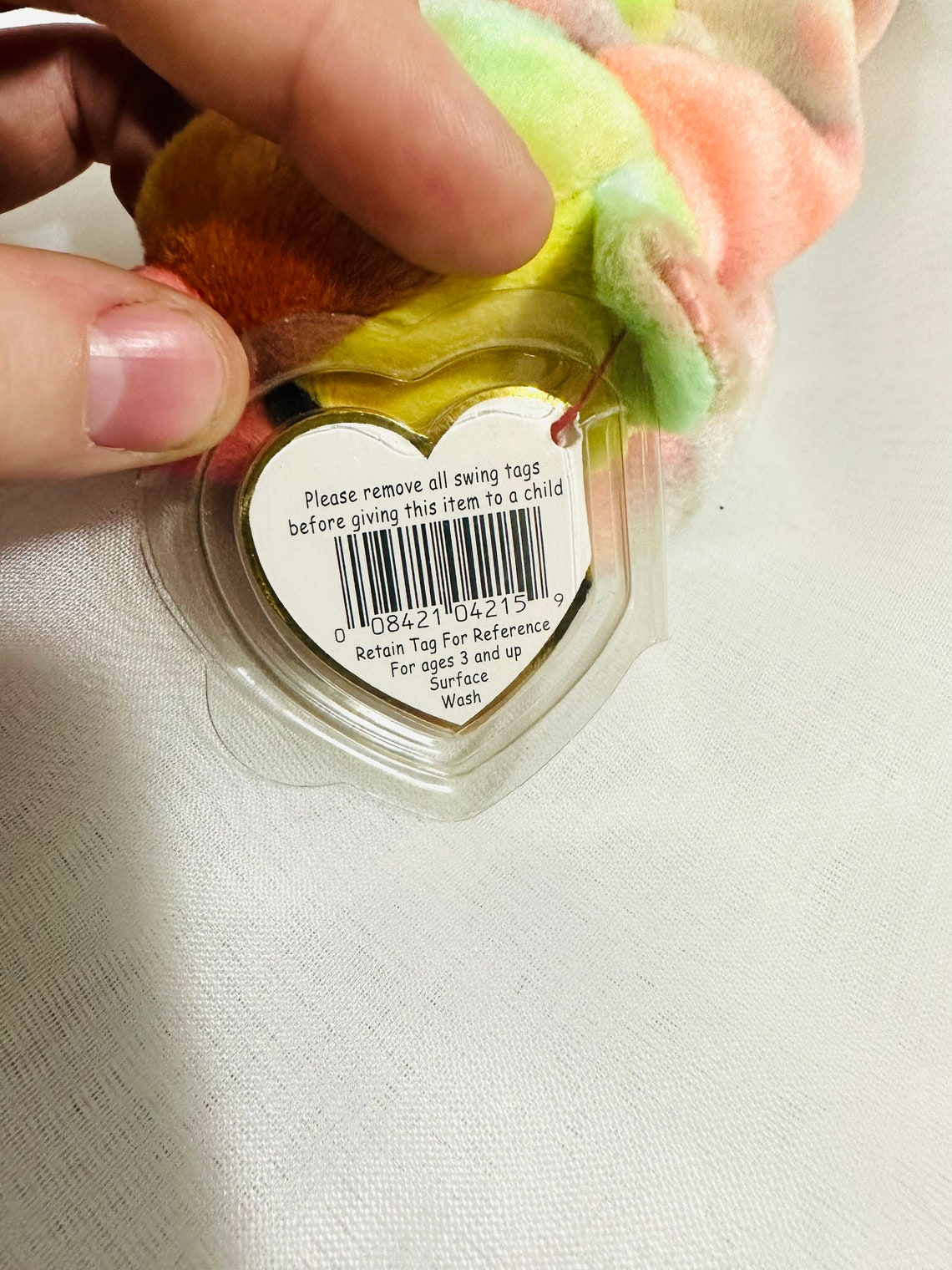 Sammy the Ty-dye Bear Rare, With Errors Mint Condition - Etsy