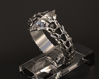 Hex Tech Ring V 2 - Etsy