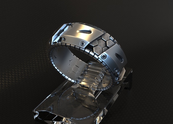 Hex Tech Ring V 2 - Etsy