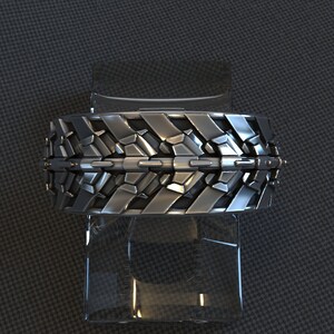 Cyber Spine Ring - Etsy