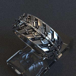 Cyber Spine Ring - Etsy