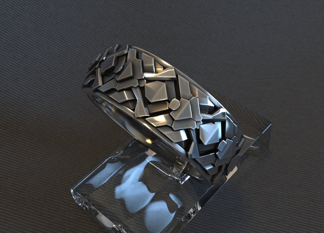 Cyber Spine Ring V2 - Etsy
