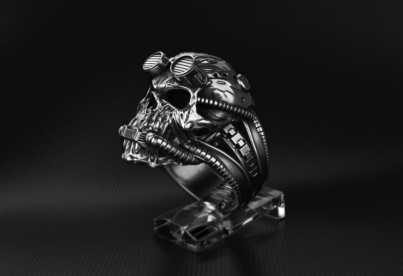 Bandit Skull Ring - Etsy