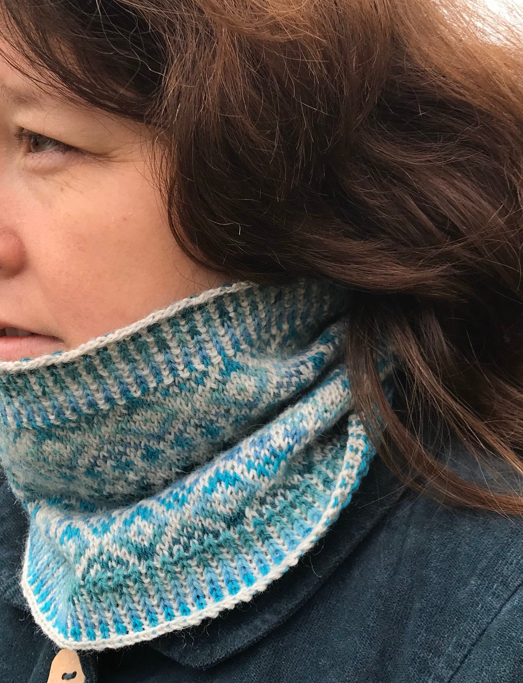 4 Ply Fair Isle Cowl Knitting Pattern Digital Download. - Etsy