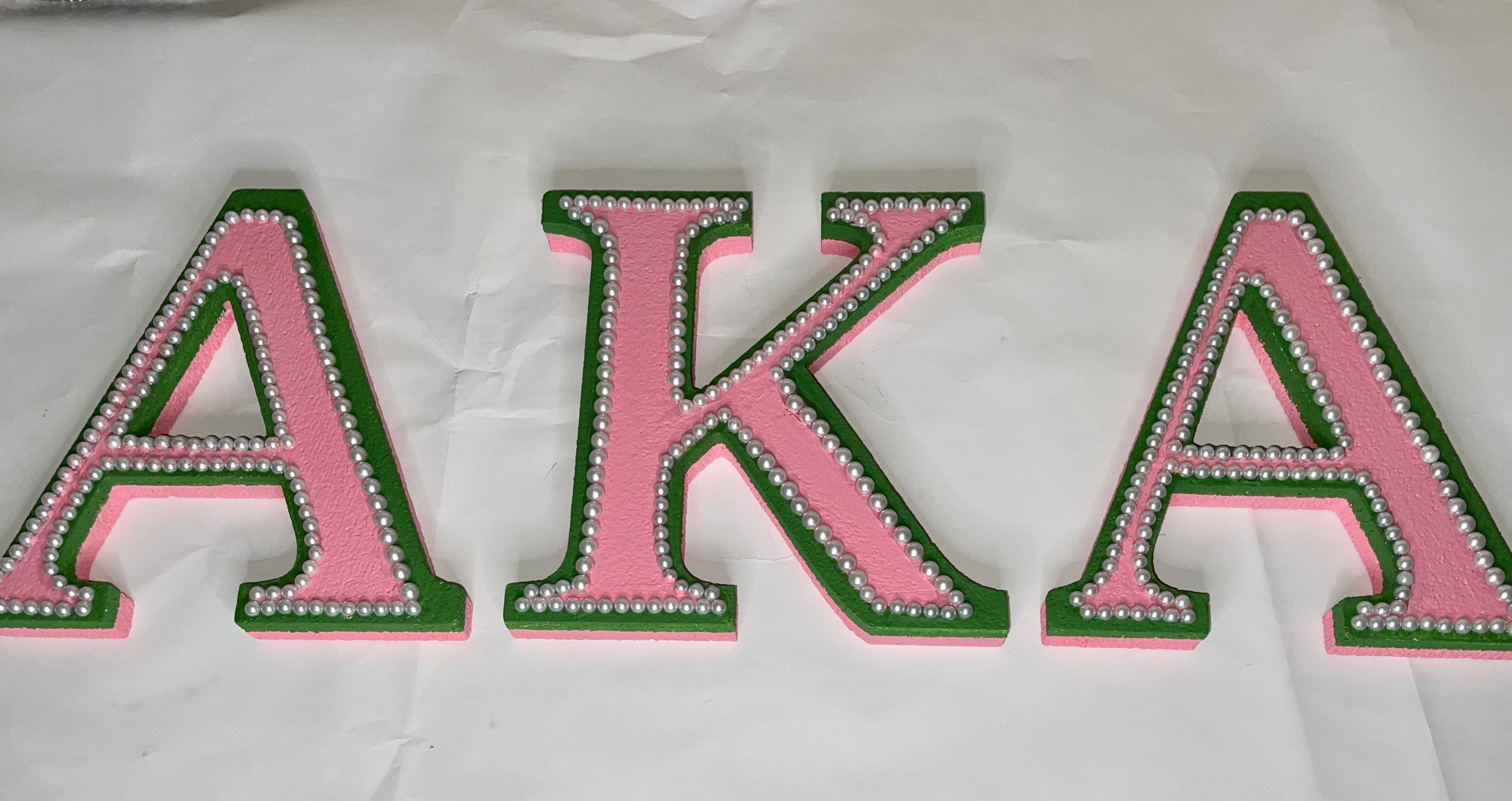 All Greek Inspired Letters (AKA Featured)with Stands (styrofoam) - Etsy