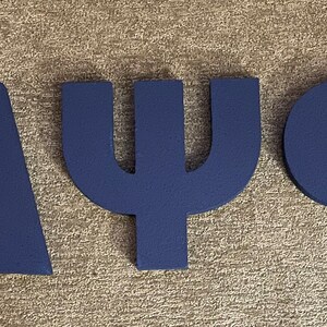 10 Inch Styrofoam Greek Letters Delta Psi Rho With Gold Gems - Etsy