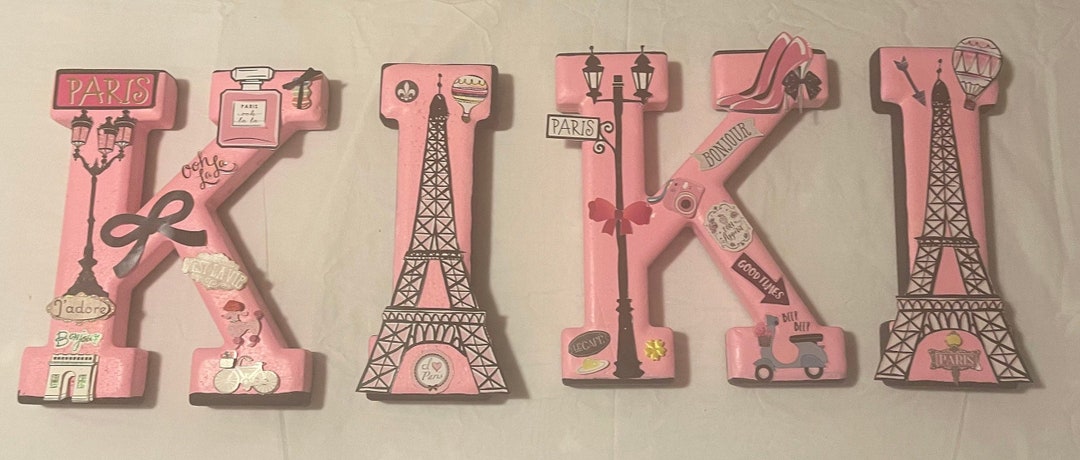 PARIS THEMED Letters - Etsy