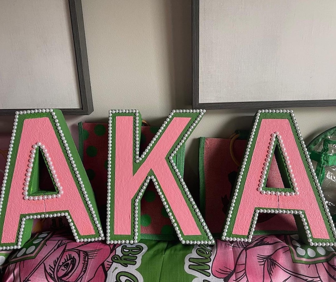 All Greek Inspired Letters (AKA Featured)with Stands (styrofoam) - Etsy