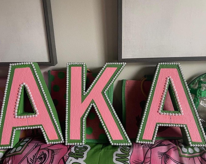 All Greek Letters (AKA Featured)with Stands (styrofoam) - Etsy