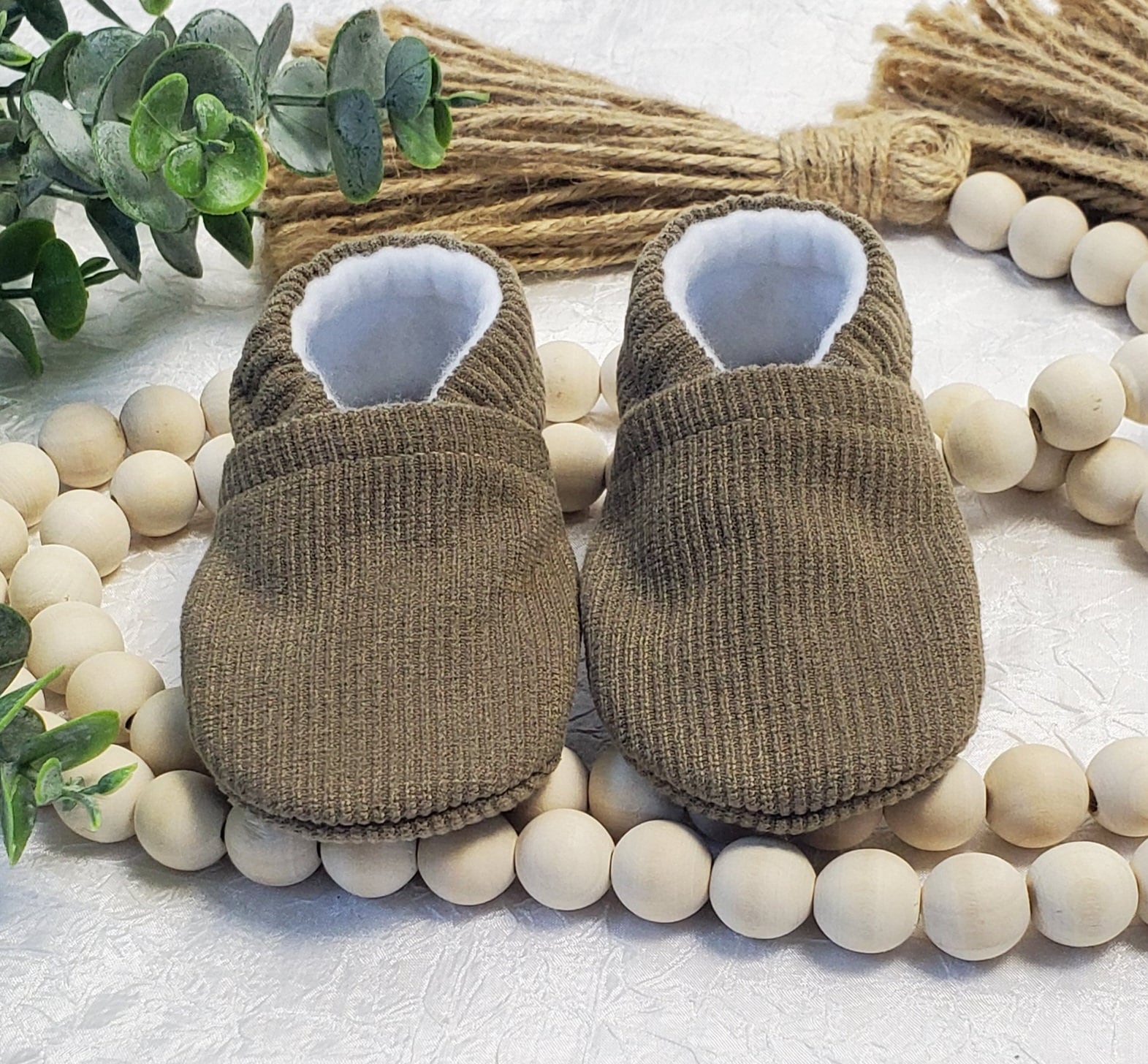 Mocha Baby Moccasin, Baby Moccasin, Baby Girl Moccasin, Baby Boy ...