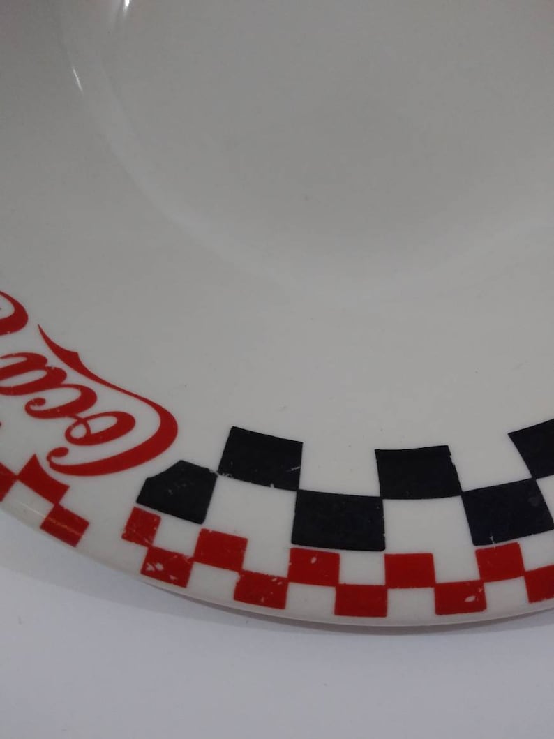 Coca-cola Bowl, Gibson Bowl, Checkerboard Pattern, Collectible Bowl ...