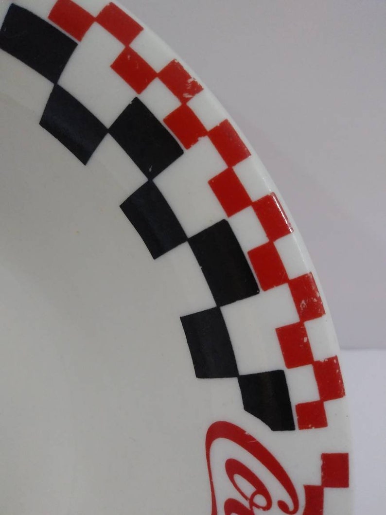 Coca-cola Bowl, Gibson Bowl, Checkerboard Pattern, Collectible Bowl ...