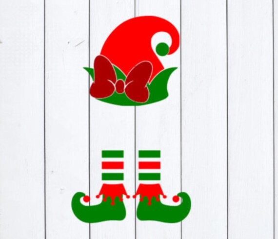 Elf Svg Christmas Svg Elf Monogram Svg Cricut Vector | Etsy