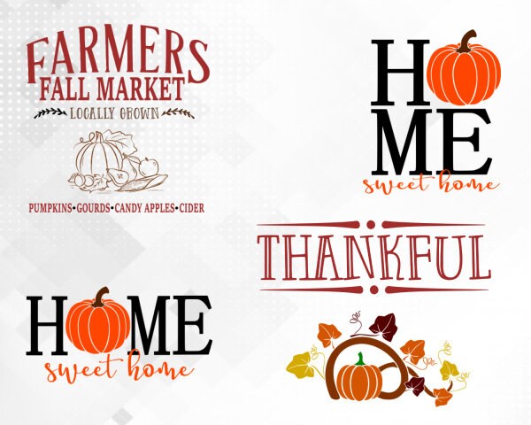 Rustic Fall Svg Bundle 15 Designs SVG PNG EPS Pumpkin Patch - Etsy