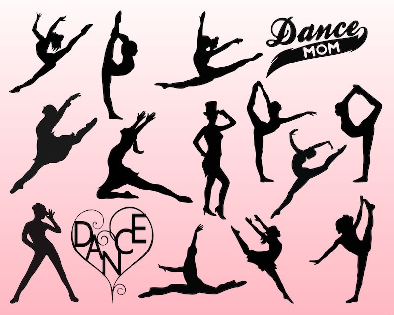 Dance SVG Bundle Dancer Svg Dancing Svg Dance Clipart Svg - Etsy