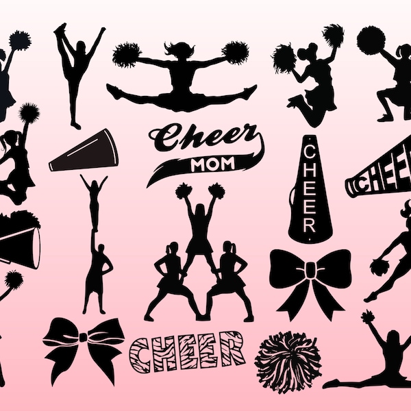 Cheerleading Svg - Etsy