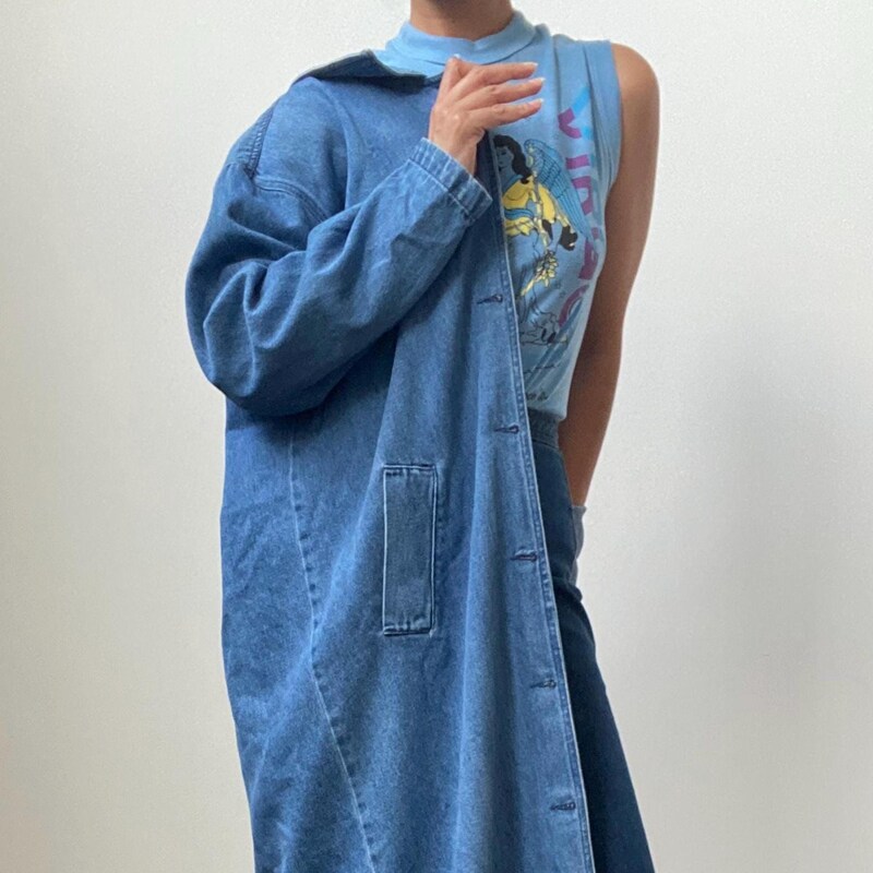 Denim Duster - Etsy