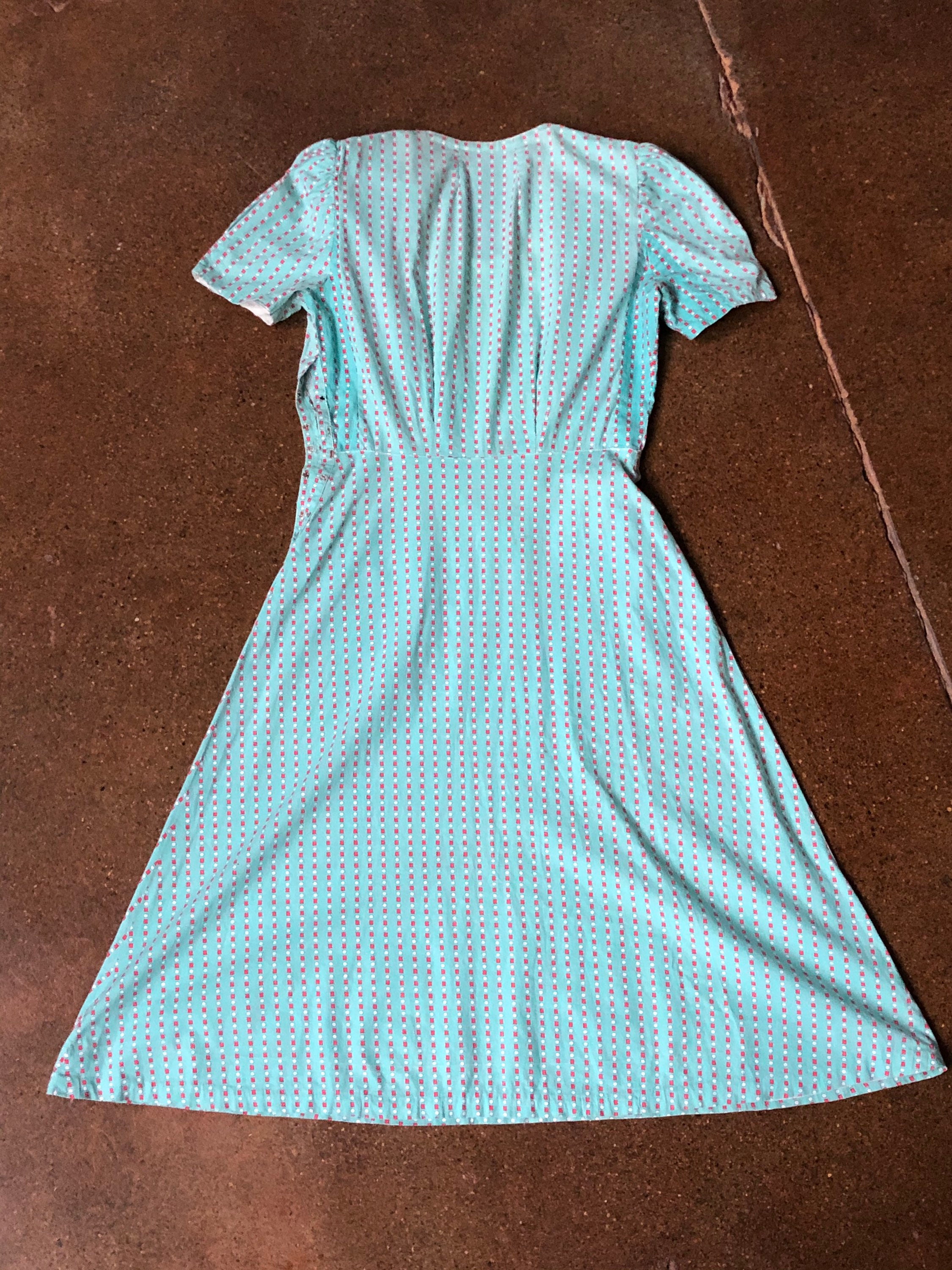 Rare Homemade 1930s Depression Era Day Dress w Wonderful | Etsy