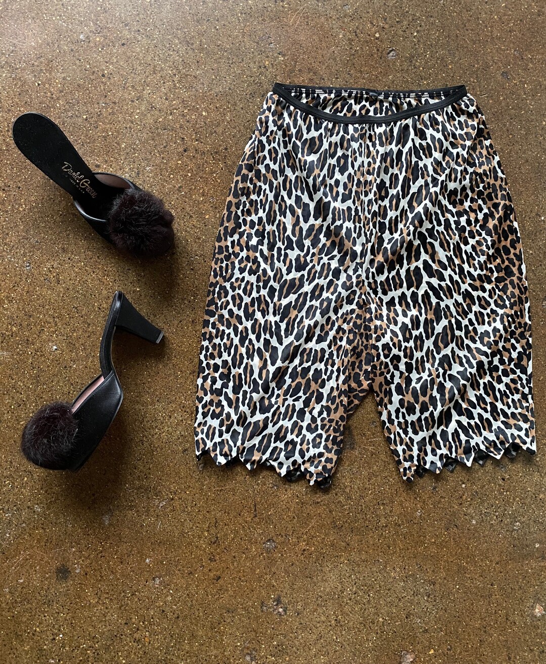 1960s Leopard Bloomers Pettipants With Sawtooth/zig Zag Hem! Size Small ...
