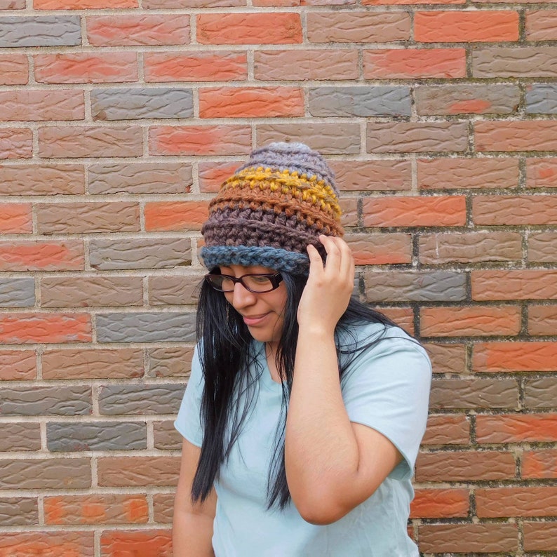 Crochet Hat PATTERN - One Skein Wonder Pattern - Easy Crochet Pattern ...