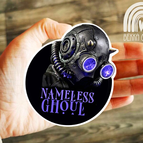 Nameless Ghoul Mask Ghost Sticker - Etsy