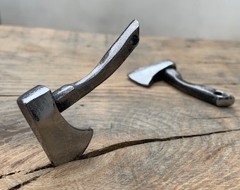 Double-sided Viking Axe Keyring With Gift Pouch - Etsy