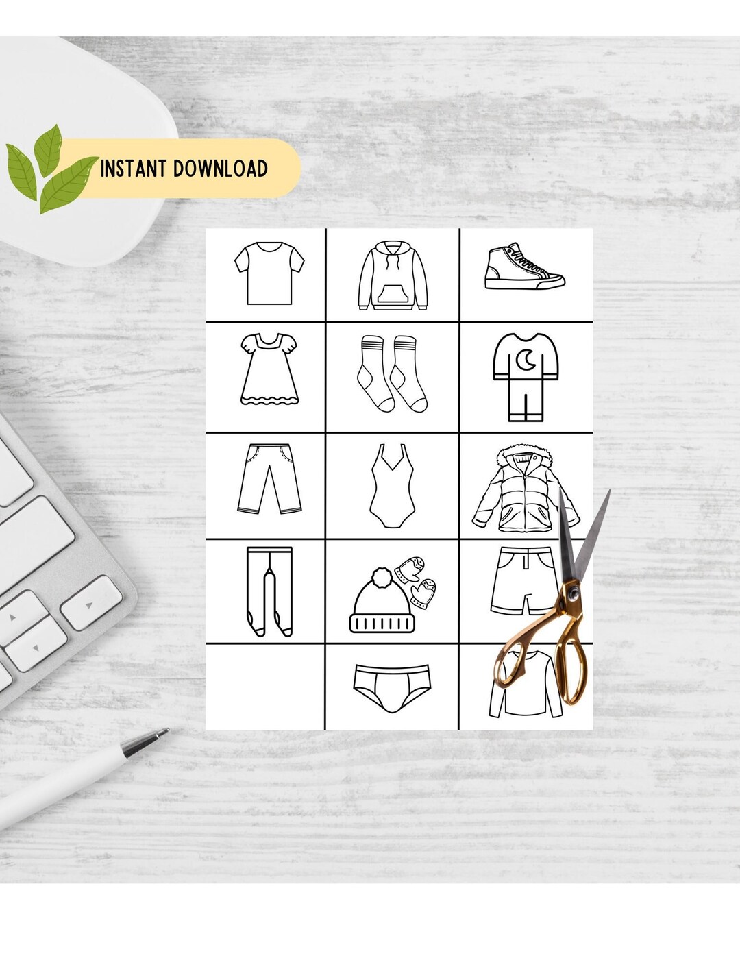 Kids Dresser Drawer Labels, Closet Organizer, Storage Labels Black and ...