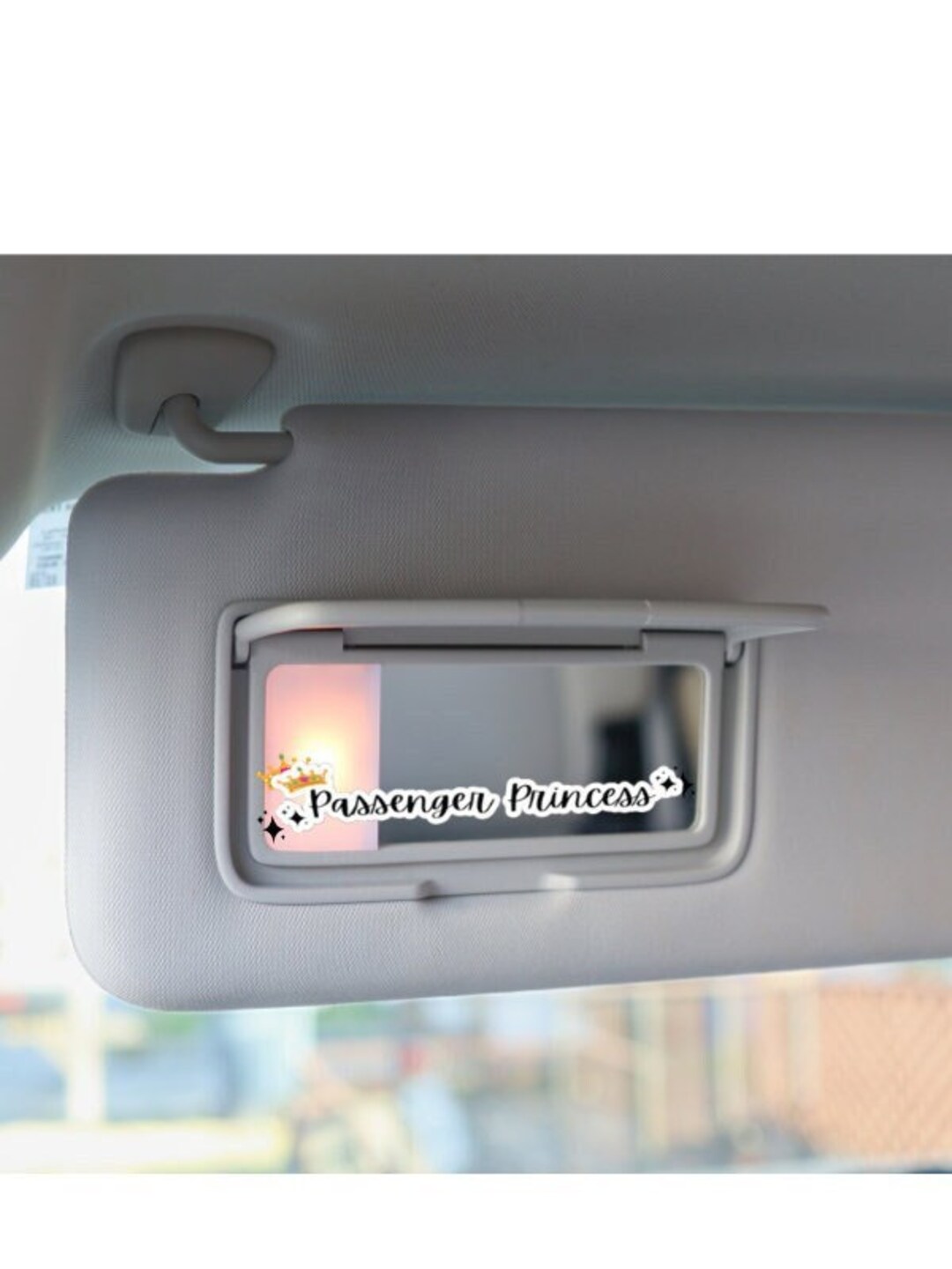 Passenger Princess Sticker for Visor Mirror or Car Window - Etsy
