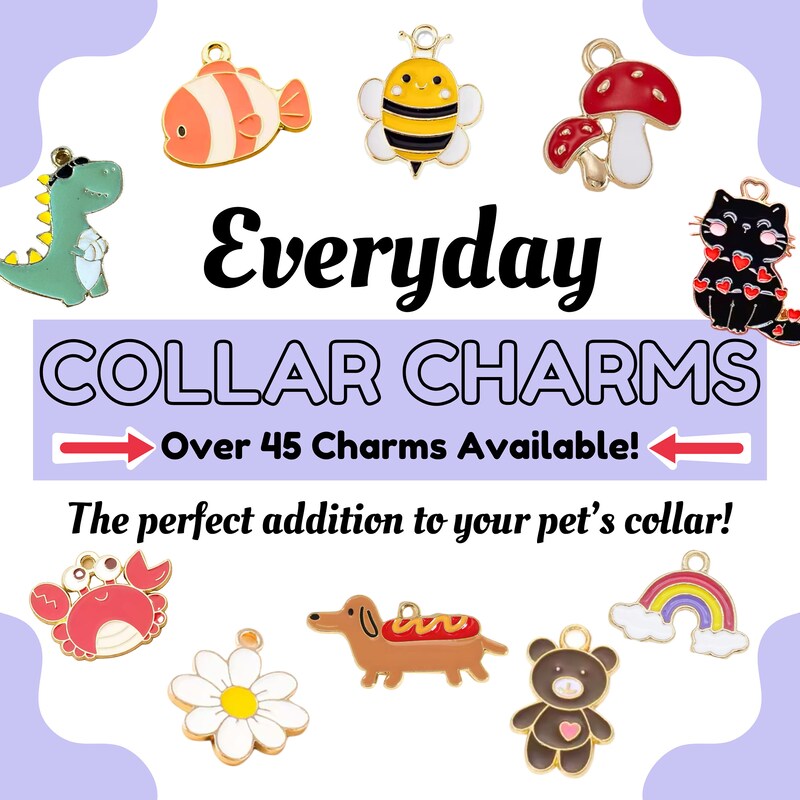 Dog Collar Charm - Etsy