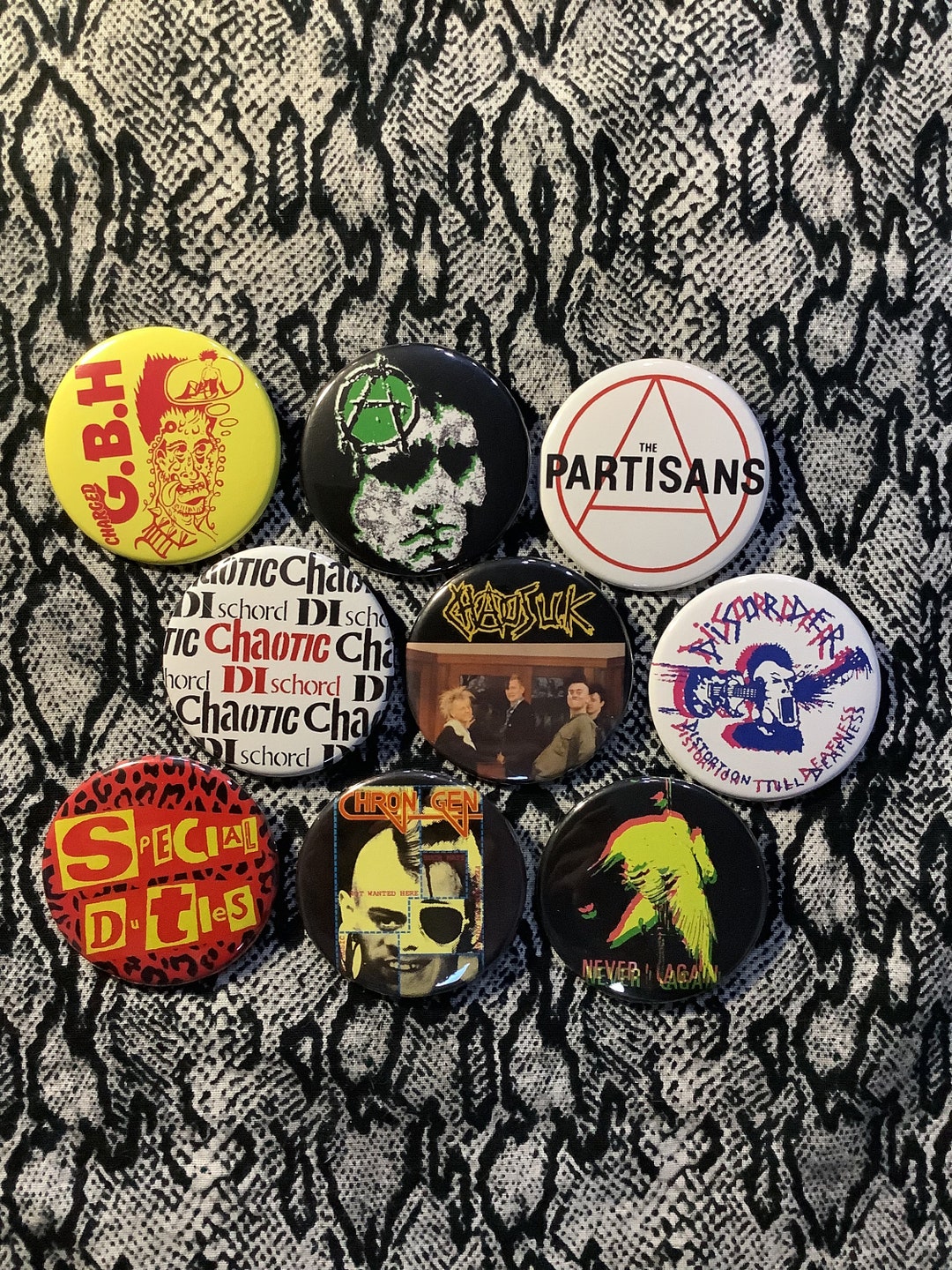 UK82 Punk 2.25 Pins - Etsy