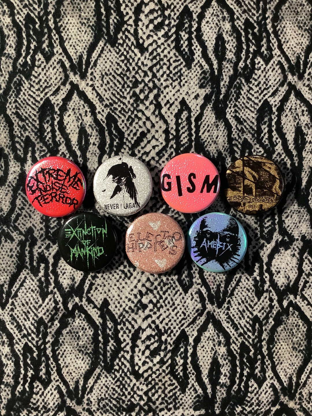 Shiny Punk Pins - Etsy