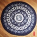 Indigo Round Table Sheet ,shibori Table Sheet , Indigo Tablecloth ...