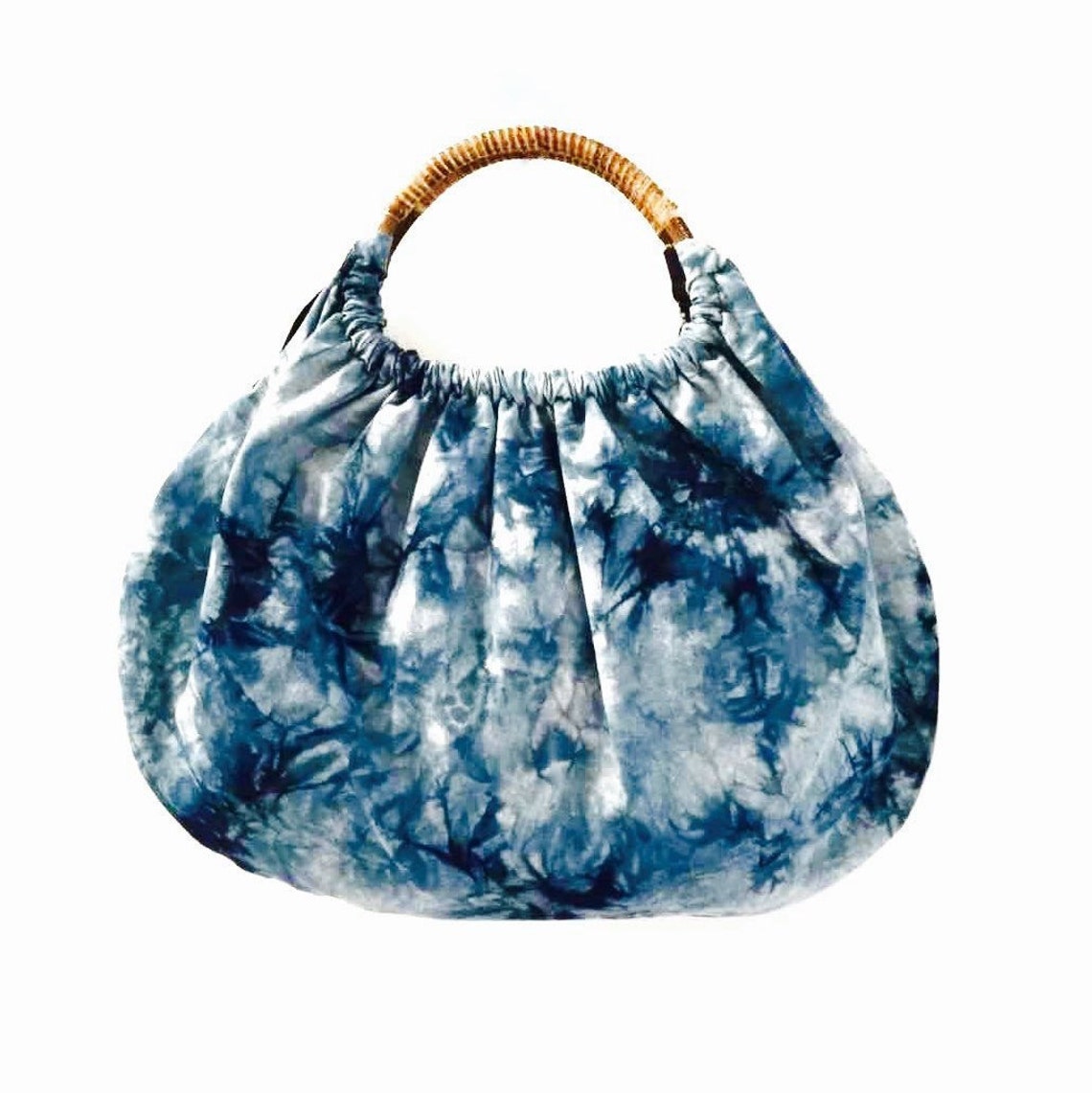Top Hand Bag,indigo Hand Bag, Shibori Hand Bag, Natural Dye Fabric,hand ...