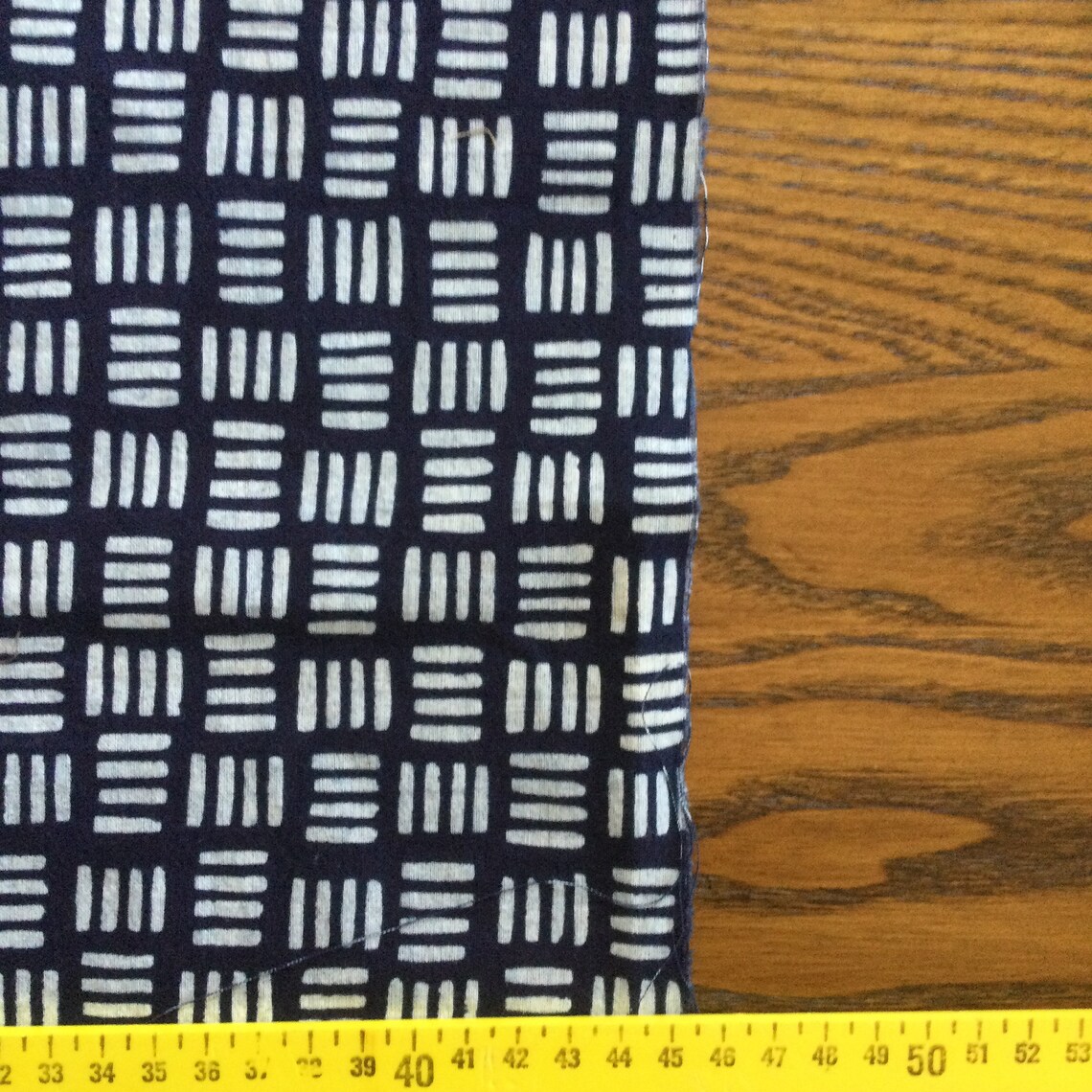 Indigo Many Small Linen Fabric A Set of 10 Cotton Cloth - Etsy