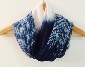 Indigo Blue Scarf | Etsy