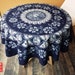 Indigo Round Table Sheet ,shibori Table Sheet , Indigo Tablecloth ...