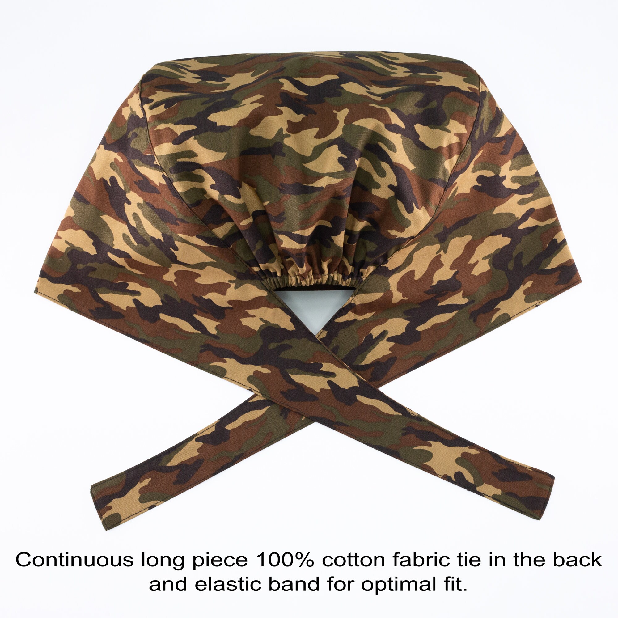 Army Camouflage Scrub Cap Camo Chemo Headwear Pixie Scrub - Etsy UK
